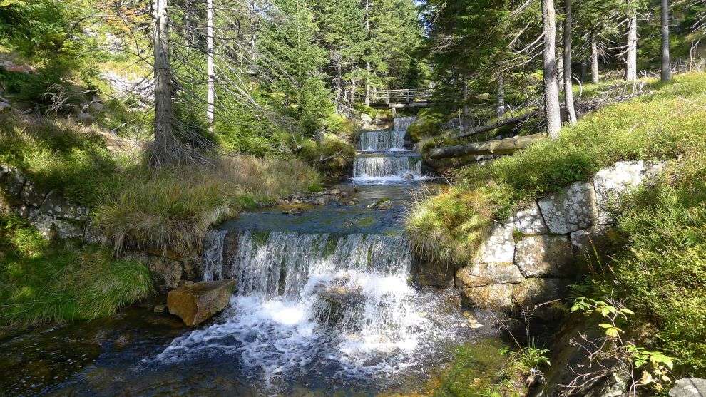 A walk along the Devil's Ditch - A small river full of artificial ...