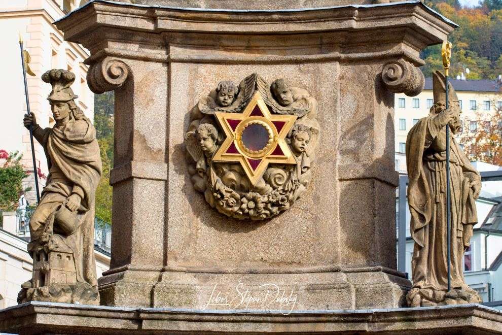 Detrás de los monumentos barrocos de Karlovy Vary I. - Columna de la ...