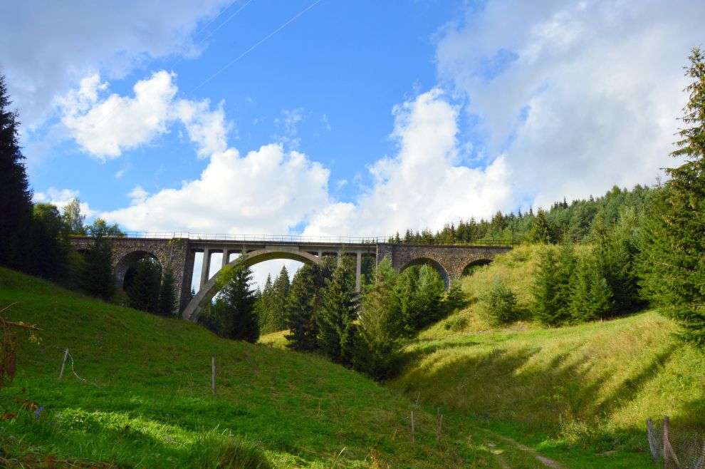 Telgárt - pozoruhodný soubor železničních viaduktů a tunelů